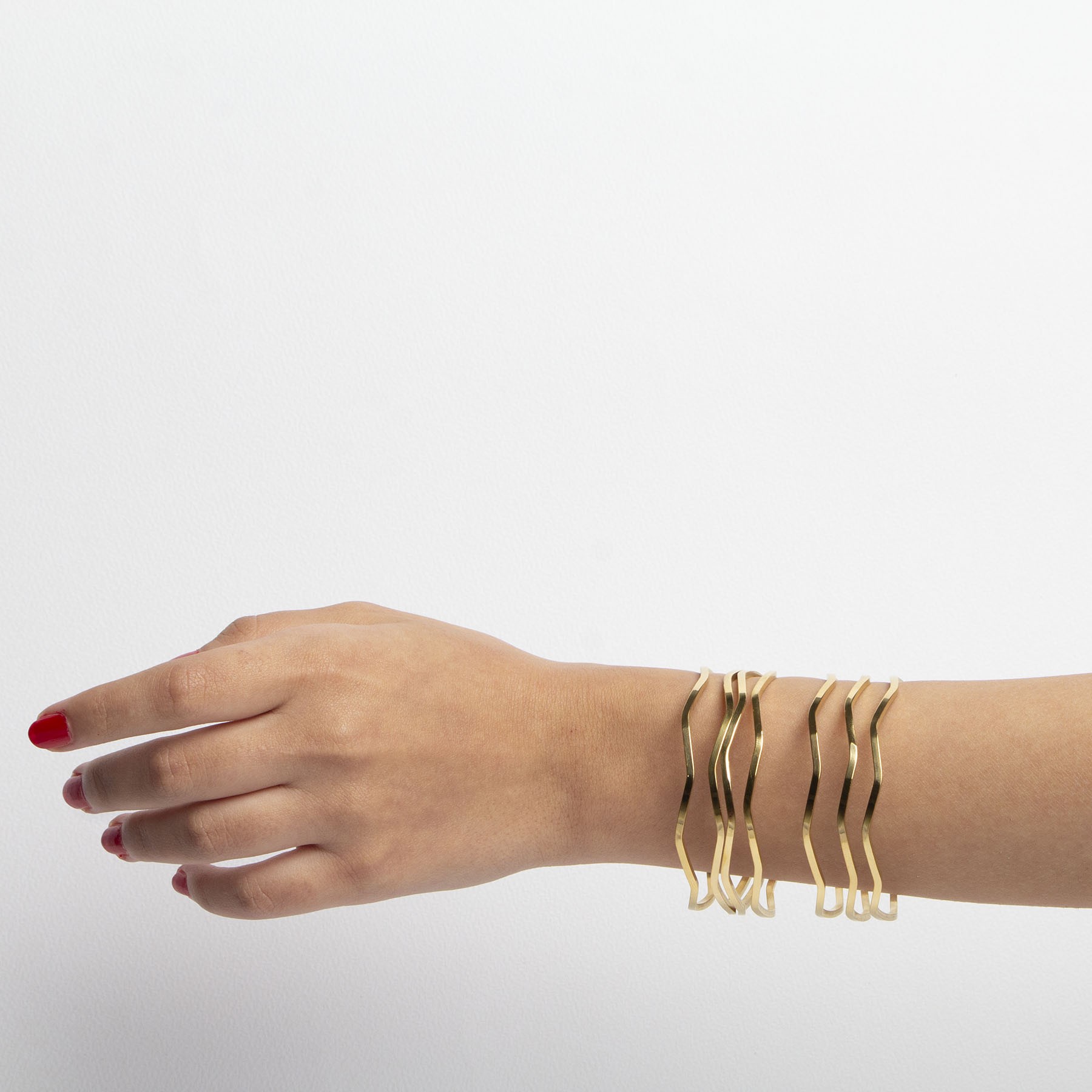 7 Wave Bangles