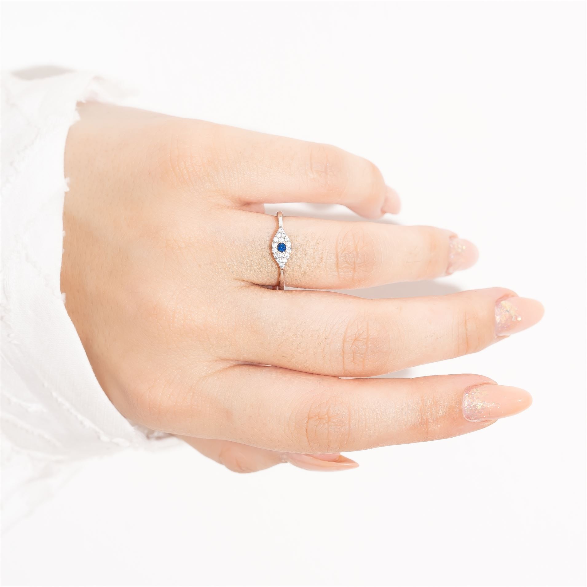 OS - Small FS Devil Eye Ring 2 (Free Size)