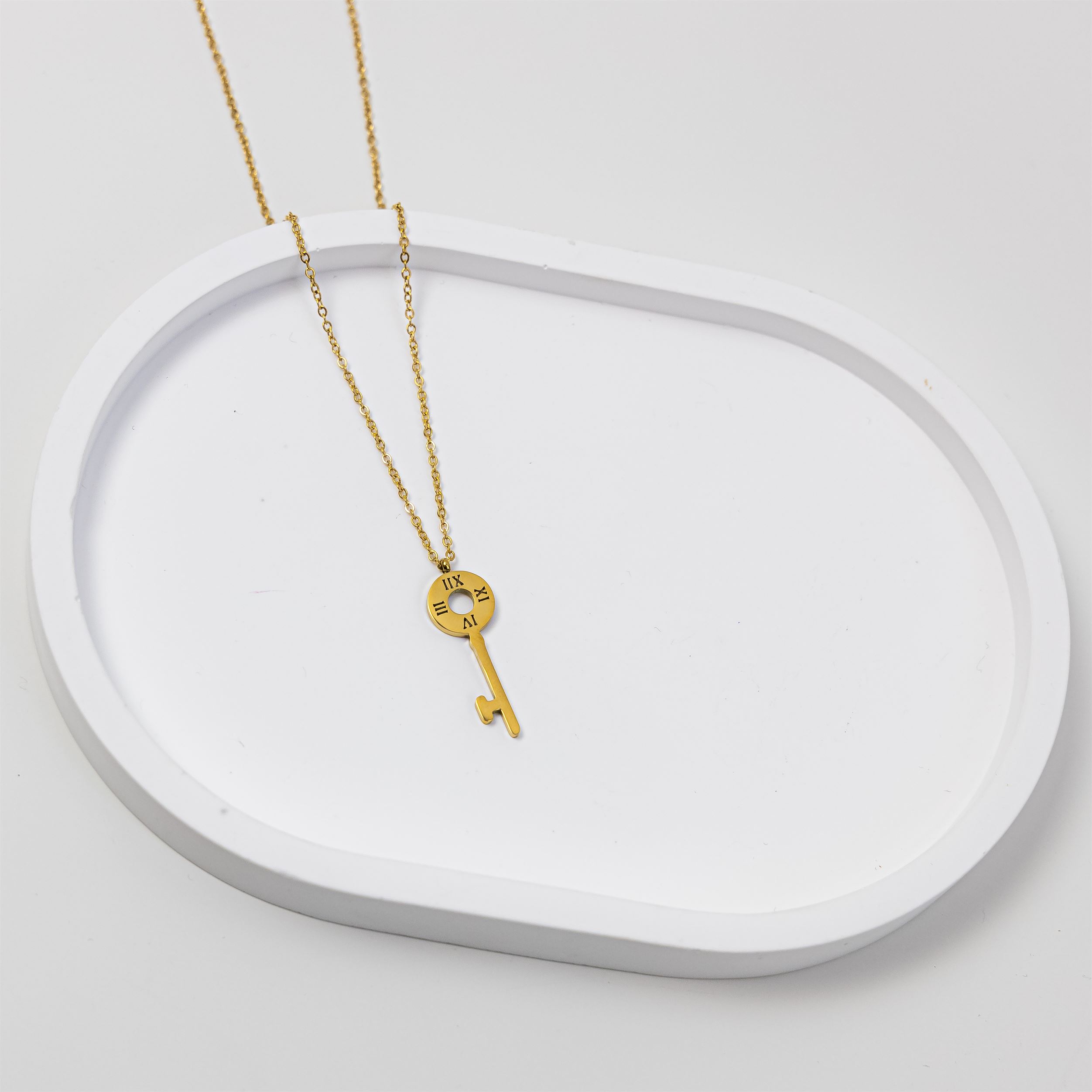 Numeral Key Necklace
